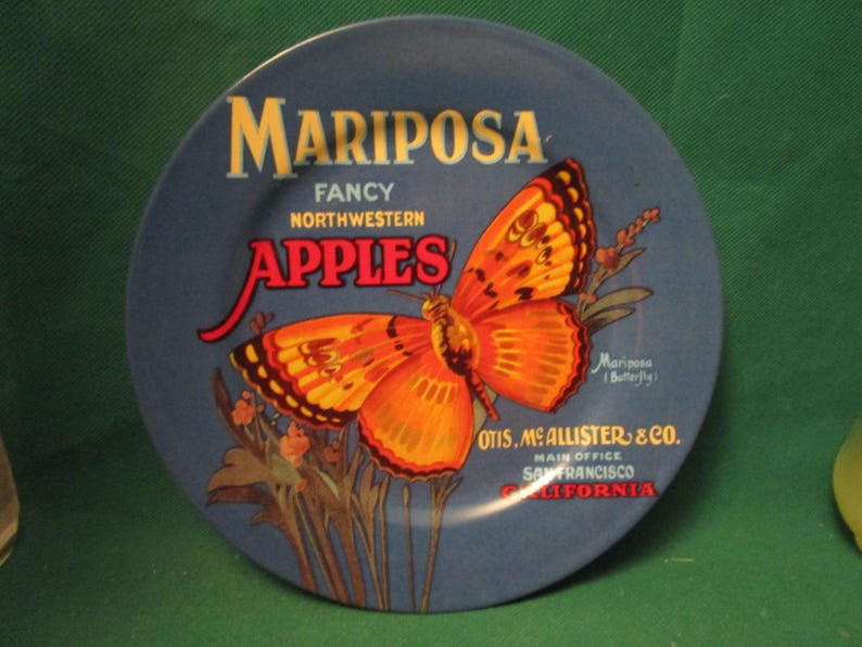 Oneida Vintage Label Collection Plates - Etsy
