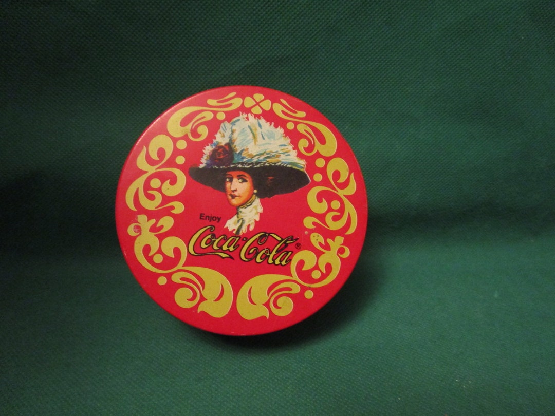 Vintage Coca-cola Tin Coasters With Original Container - Etsy