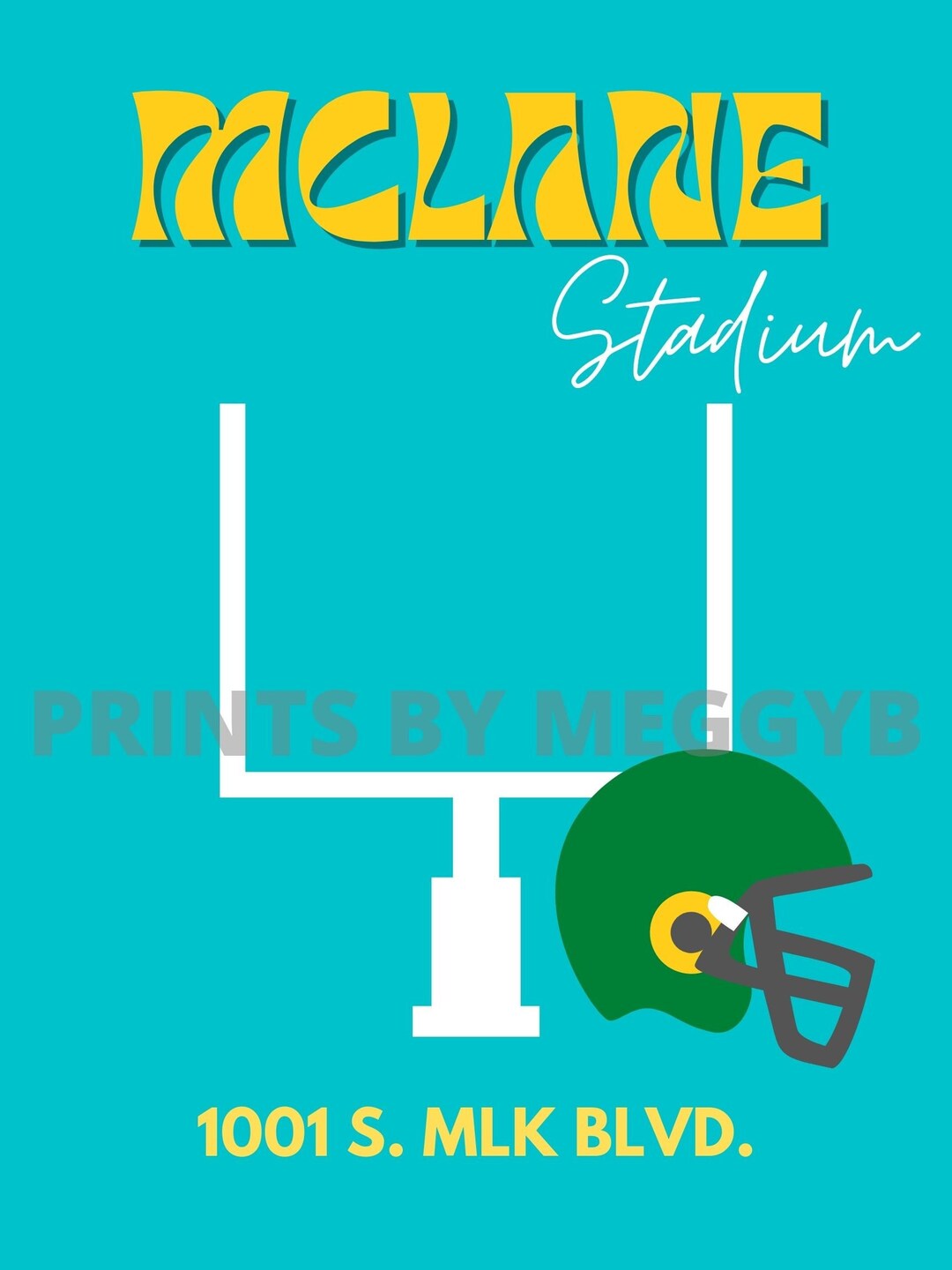 Mclane Stadium Poster - Etsy