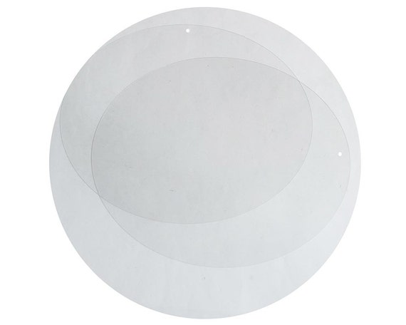 Sequin Giant Crystal Clear Round 150mm 6 inch Couture Loose | Etsy