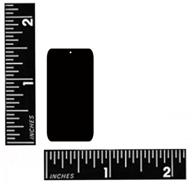 Silver Lazersheen Reflective Metallic Rectangle Long 1.5 | Etsy