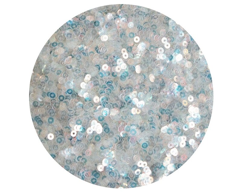 3mm Sequins Flat Round Crystallina Mirror Shiny Iridescent. Made in USA ...
