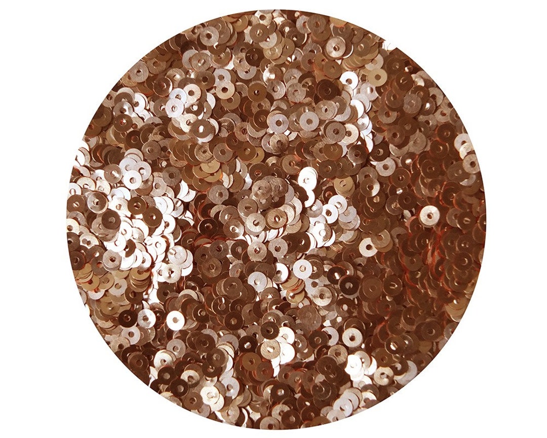 3mm Sequins Flat Round Polished Copper Real Metal Premium. Made in USA ...