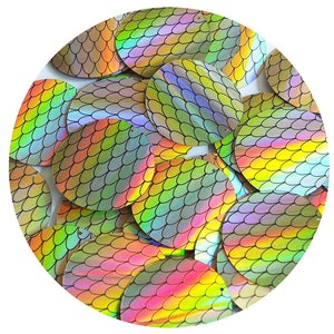 Round Sequin 30mm Black Gold Fish Scale Effect Print Lazersheen ...