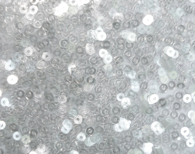4mm Sequins Crystal Clear Transparent Flat Round Made in USA - Etsy