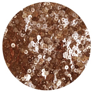 3mm Sequins Flat Round Raw Copper Real Metal Premium. Made in USA - Etsy