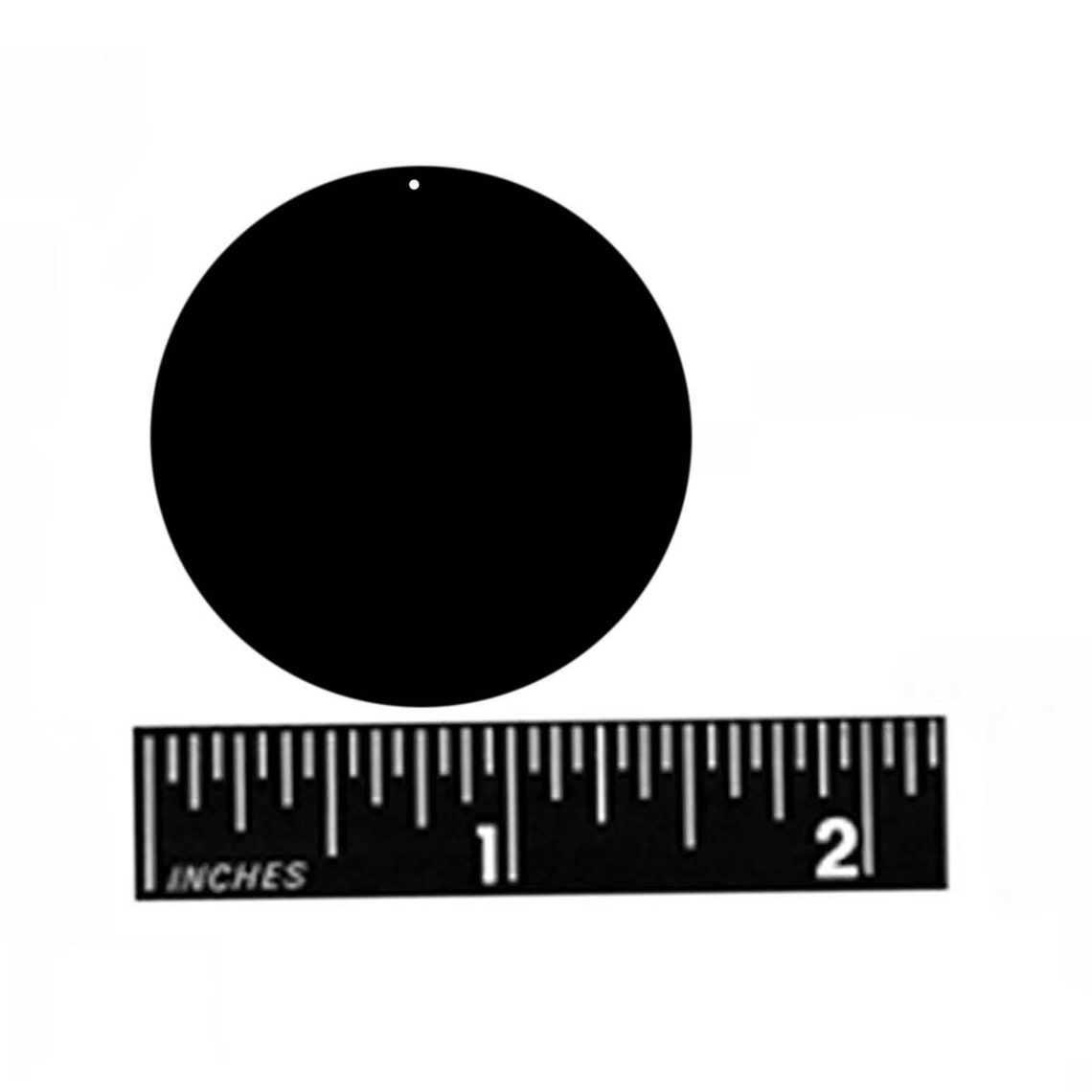 Round 1.5 Inch Jet Black Shiny Glossy Opaque Couture Sequin - Etsy