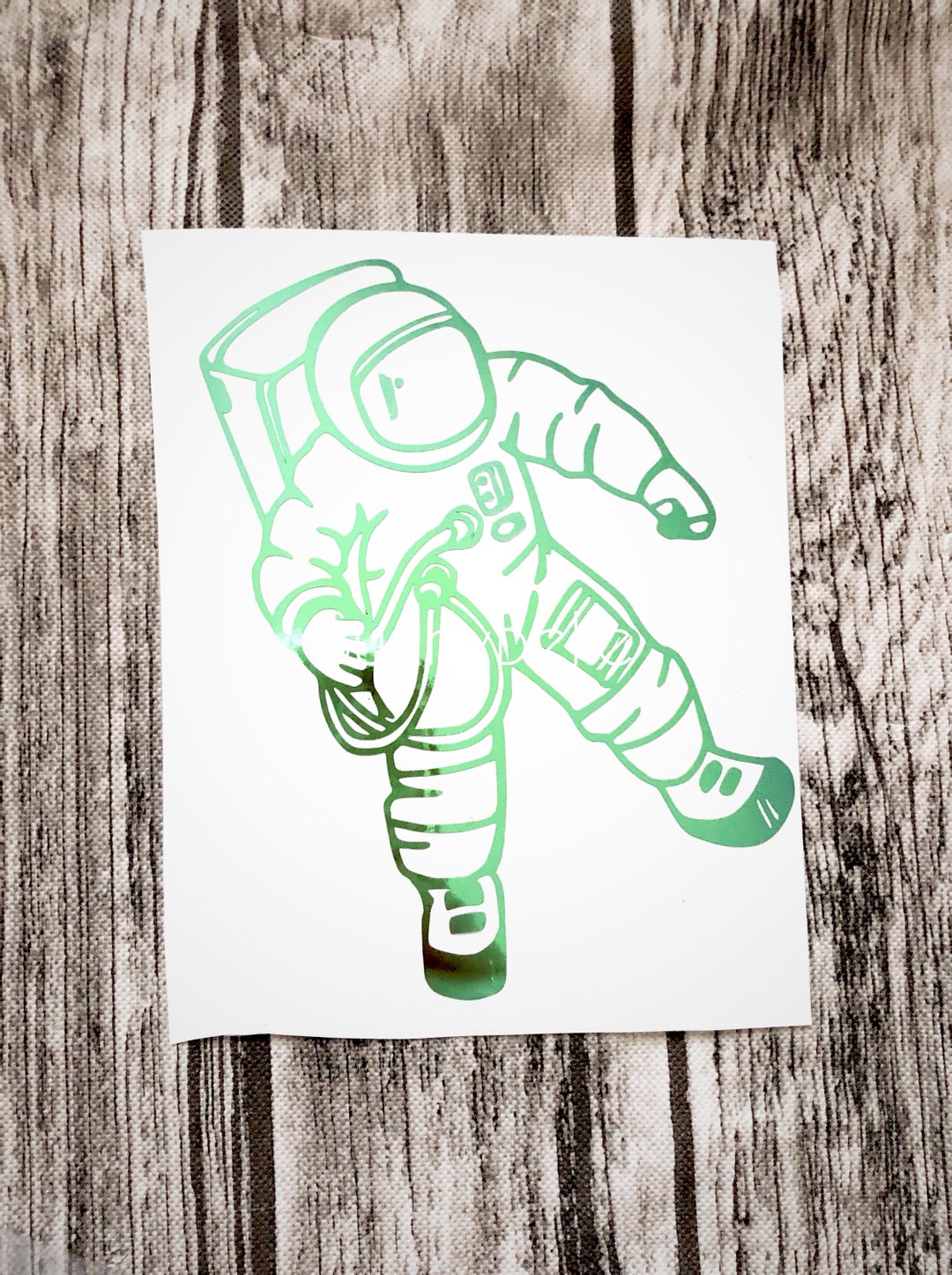 Holographic Astronaut Bumper Sticker: Space Decal - Etsy