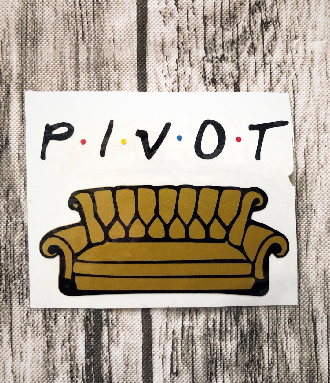 Friends Pivot Sticker Decal - Etsy