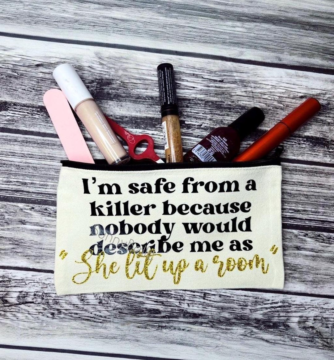 True Crime Make up Accessory Bag, True Crime Gifts, Forensic Files Bag ...