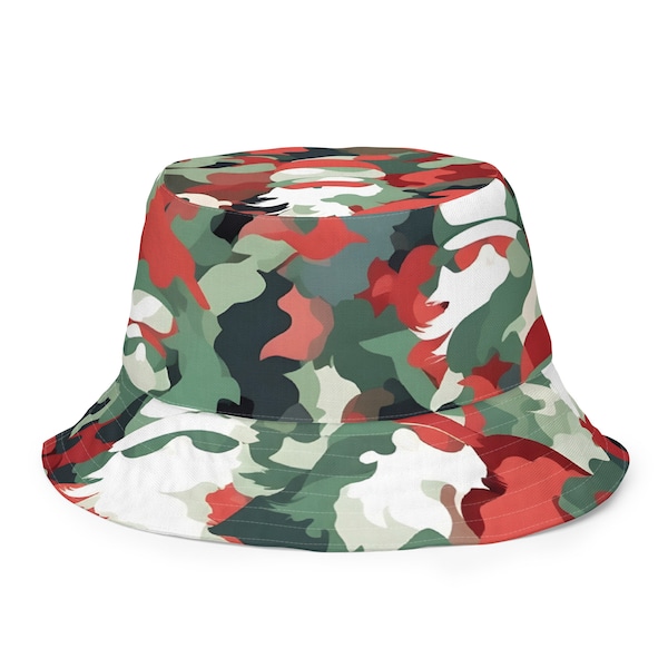 Santa Bucket Hat - Etsy