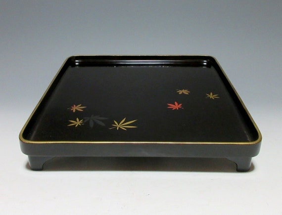 Wajima-nuri Lacquerware Tray Koedo - Etsy