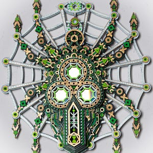 Spider Mask Headdress Spider Man Shaman Art Festival Fashion Sacred ...