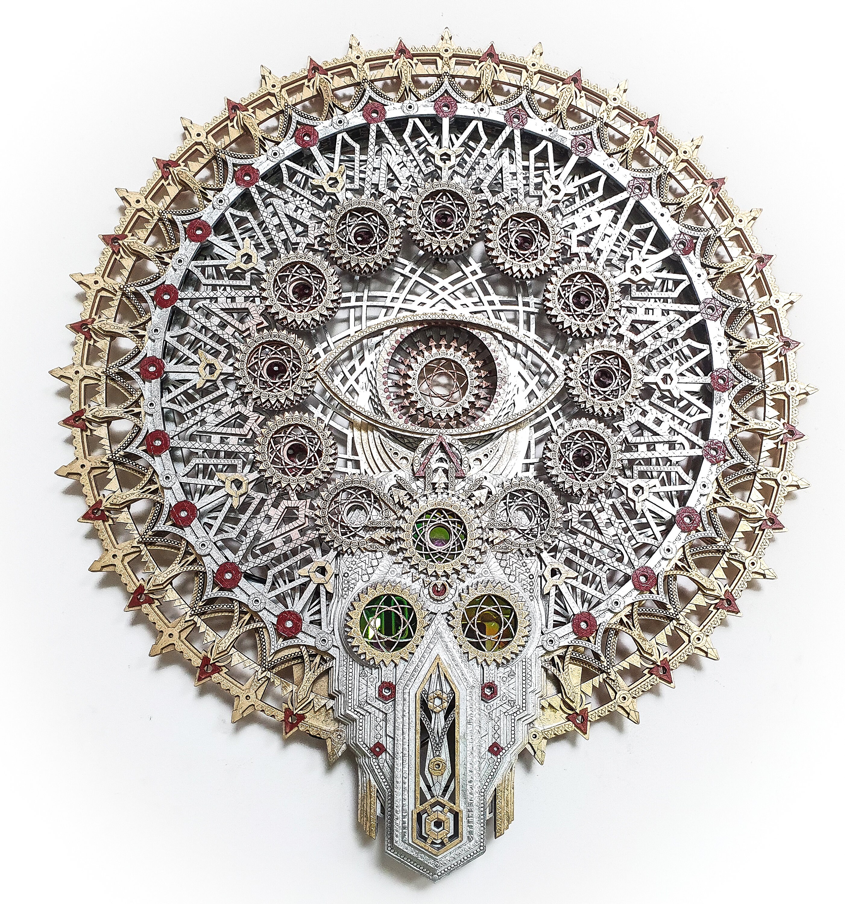 Deity Mask Festival Fashion Sacred Geometry God Headdress - Etsy Australia