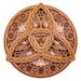 Trinity Mandala Fractal Trefoil Laser Cut Wood Art Stained | Etsy