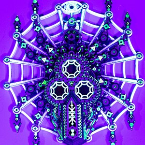 Spider Mask Headdress Spider Man Shaman Art Festival Fashion Sacred ...