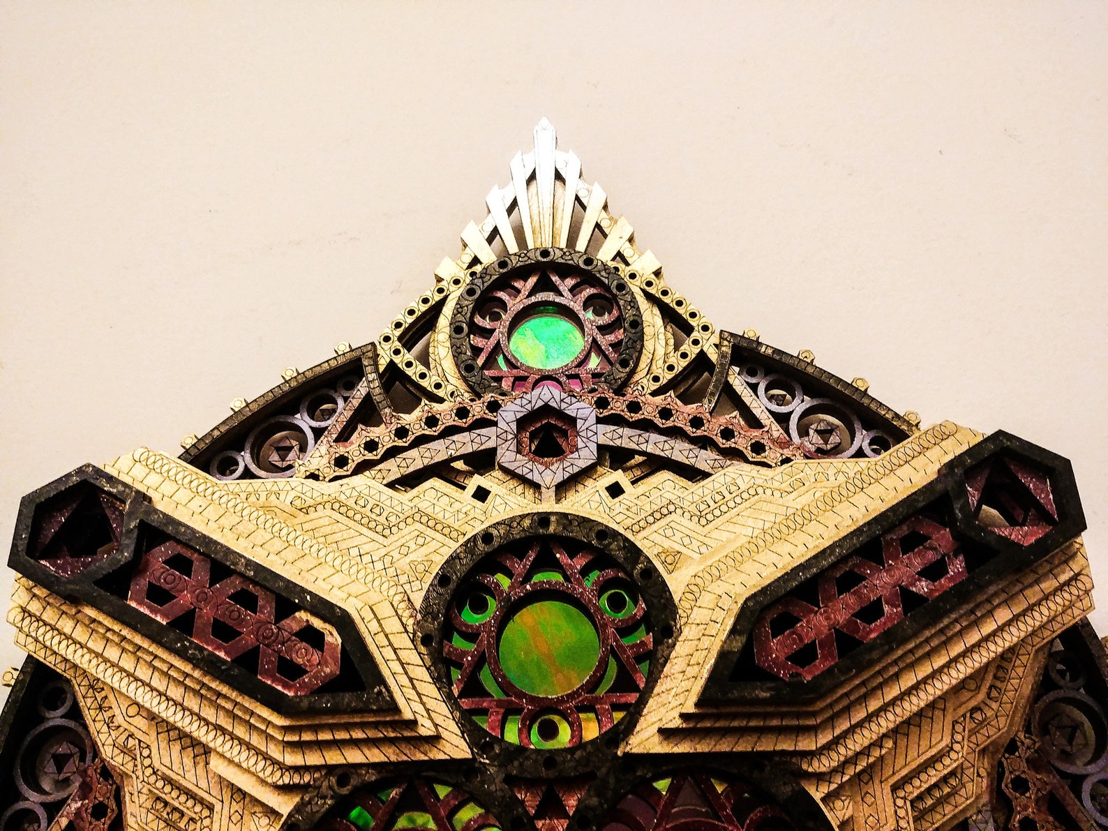 Trinity Mask Festival Fashion Sacred Geometry God Headdress - Etsy