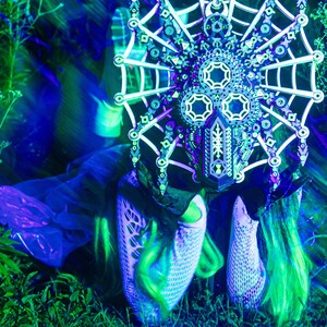 Spider Mask Headdress Spider Man Shaman Art Festival Fashion Sacred ...