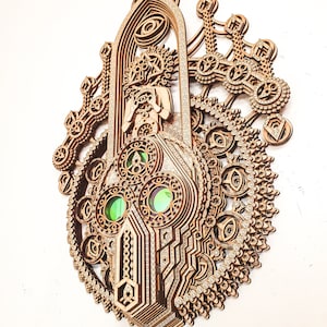 Mask Headdress Art Festival Fashion Sacred Geometry Deity Cathedral ...