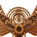 Divine Messenger Angel Wings Sacred Geometry Meditation Laser Cut Wood ...