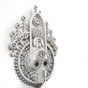 Mask Headdress Art Festival Fashion Sacred Geometry Deity Cathedral ...