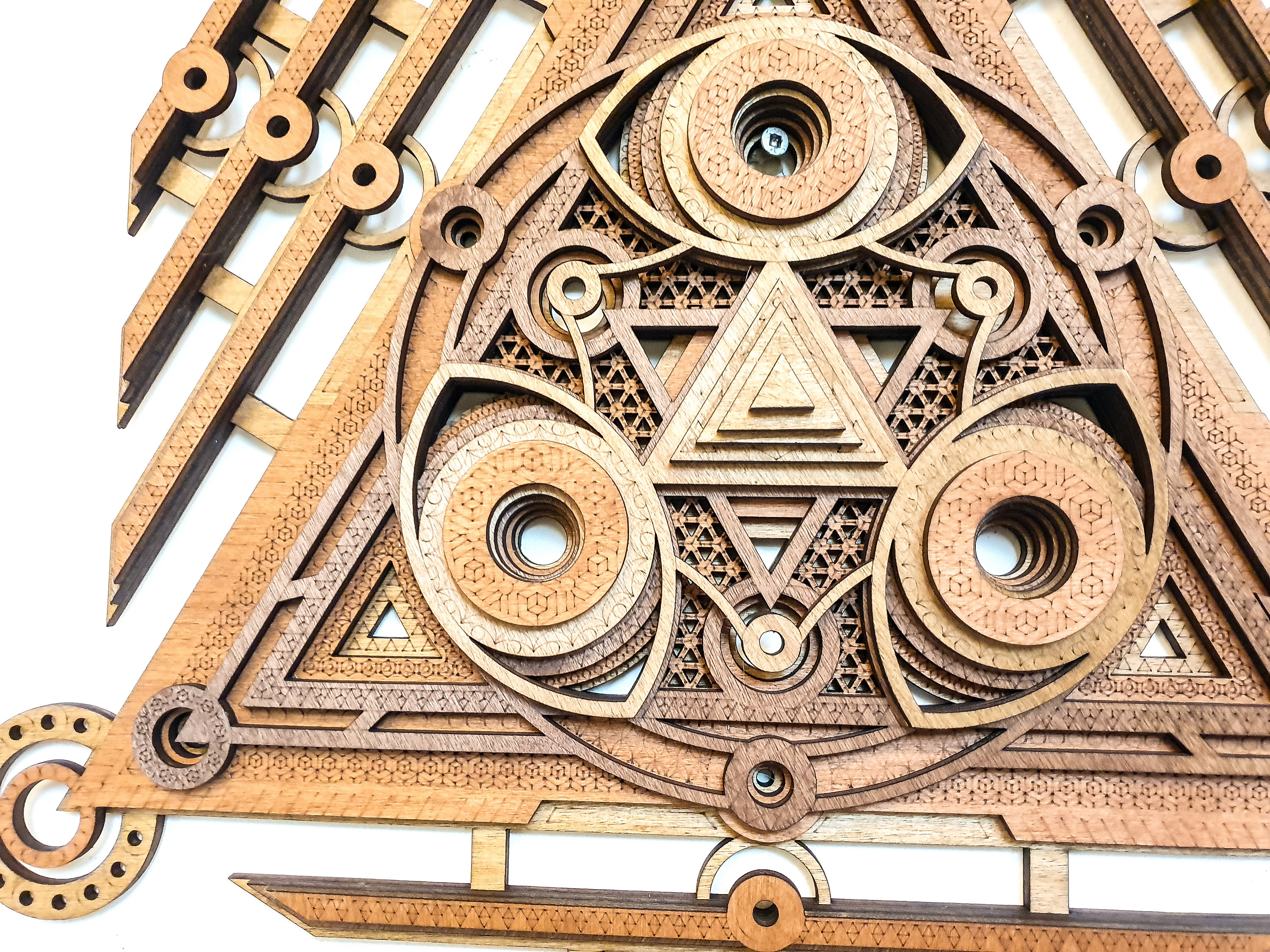 Vision Meditation Third Eye Triangle Mandala Pyramid Multi - Etsy Israel