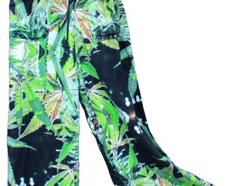 Cannabis Yoga Pants - Etsy