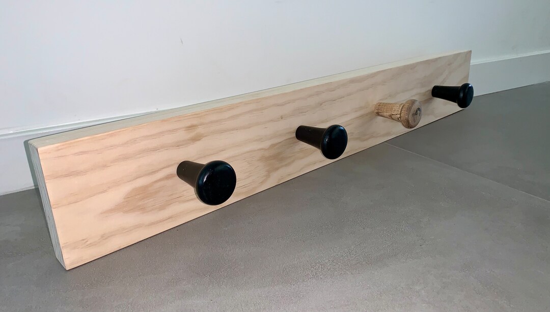 Baseball Bat Coat Rack - Etsy