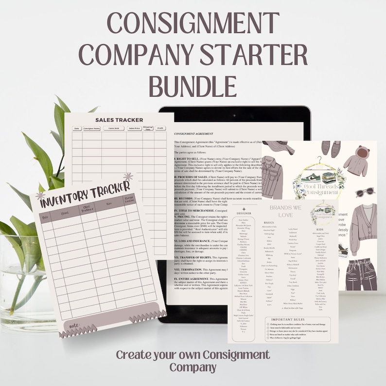 Turnkey Business Start Your Own Reseller/consignment Business, Contract ...