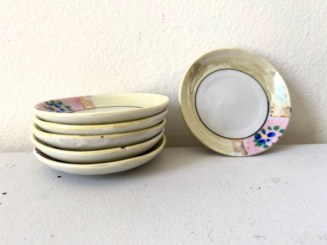 Vintage Dipping Sauce Plates - Etsy