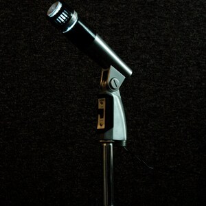 Upcycled Retro Microphone Table Lamp. Desk Lamp. Vintage Microphone ...