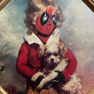 Deadpool/wolverine Set of Antique Metal Tray Hijacked Art - Etsy