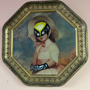 Deadpool/wolverine Set of Antique Metal Tray Hijacked Art - Etsy