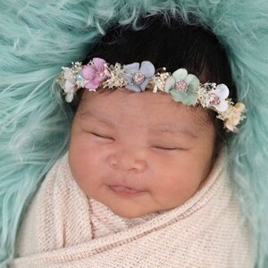 Flower Crown Baby, Flower Girl Crown, Baby Flower Crown, Newborn Photo ...