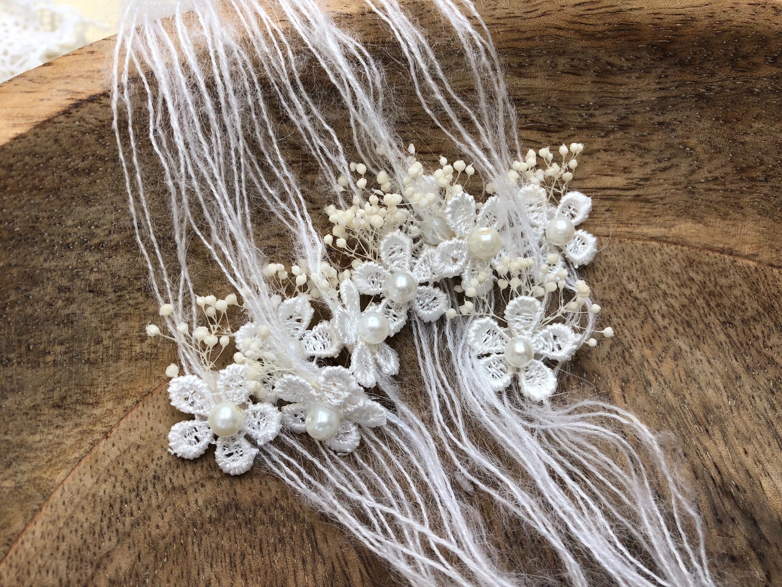 Baby Headband,white Dainty Lace Headband,baby Halo,newborn Headband ...