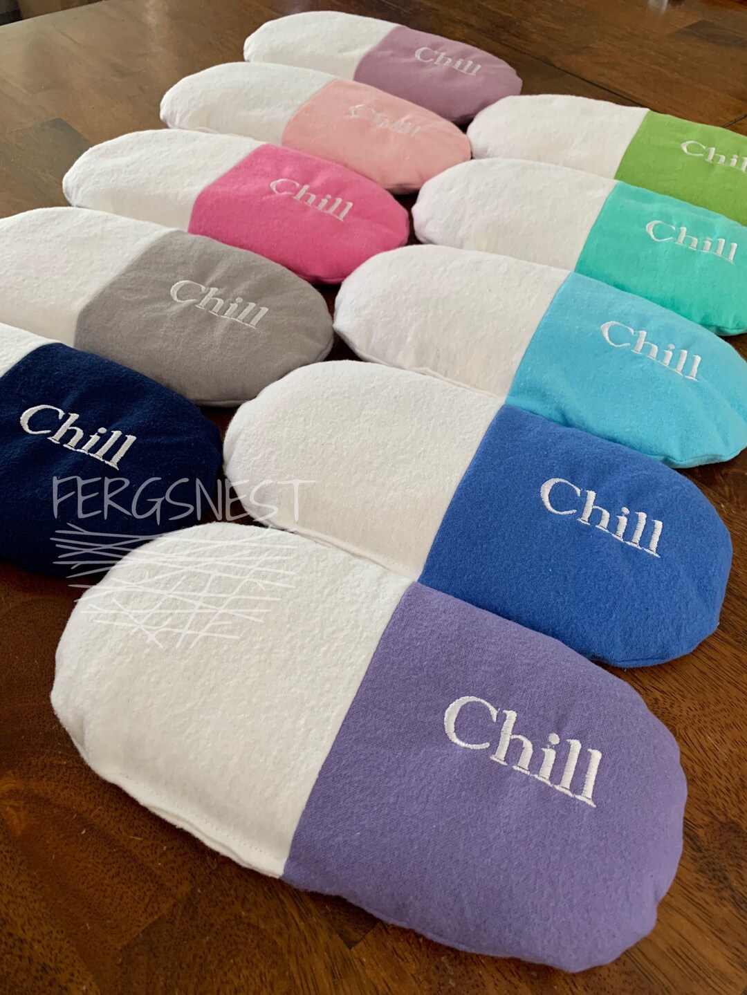 Chill Pill Rice Pack With Lavender, Fergsnest Original Design, Funny ...