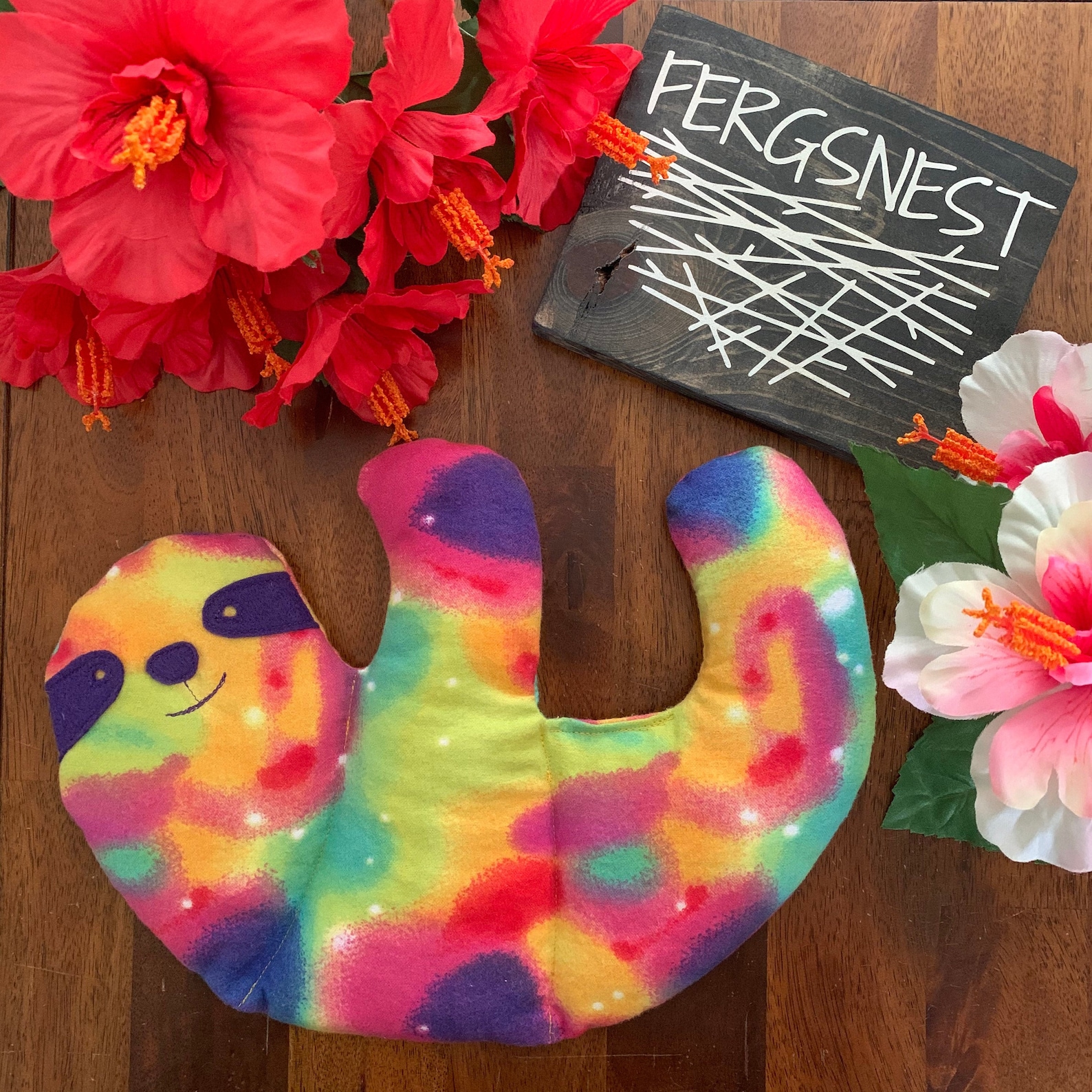 Shoulder Sloth Rice Pack Fergsnest Original Design Sloth - Etsy