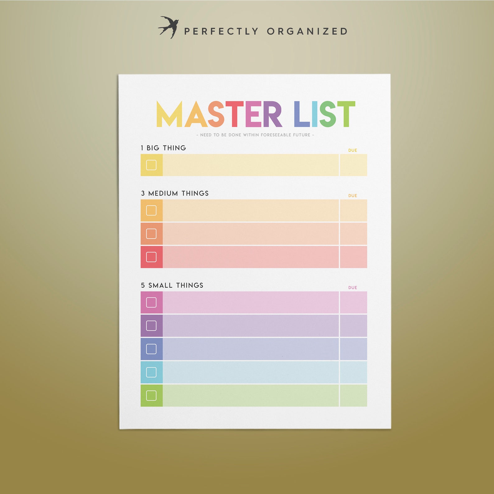 135 To Do List 1 3 5 To Do List Daily Todo Planner Weekly Etsy 135 To Do List 1 3 5 To Do List Daily Todo Planner Weekly Etsy