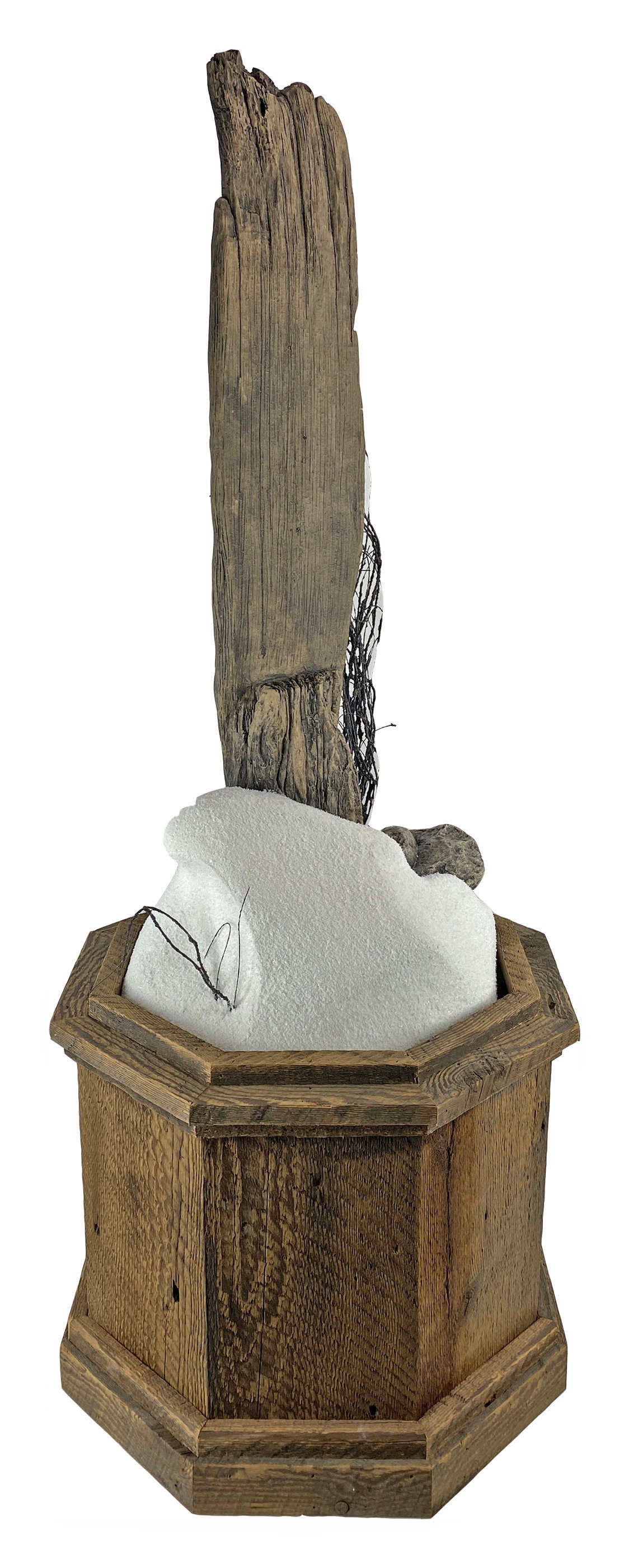 Custom Octagon Taxidermy Deer or Turkey Barnwood or Walnut Pedestals ...