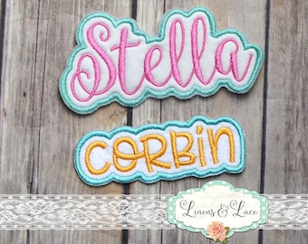 Name Patch, Custom Name Patch, Felt Name Patch, Iron on Name Patch - Etsy