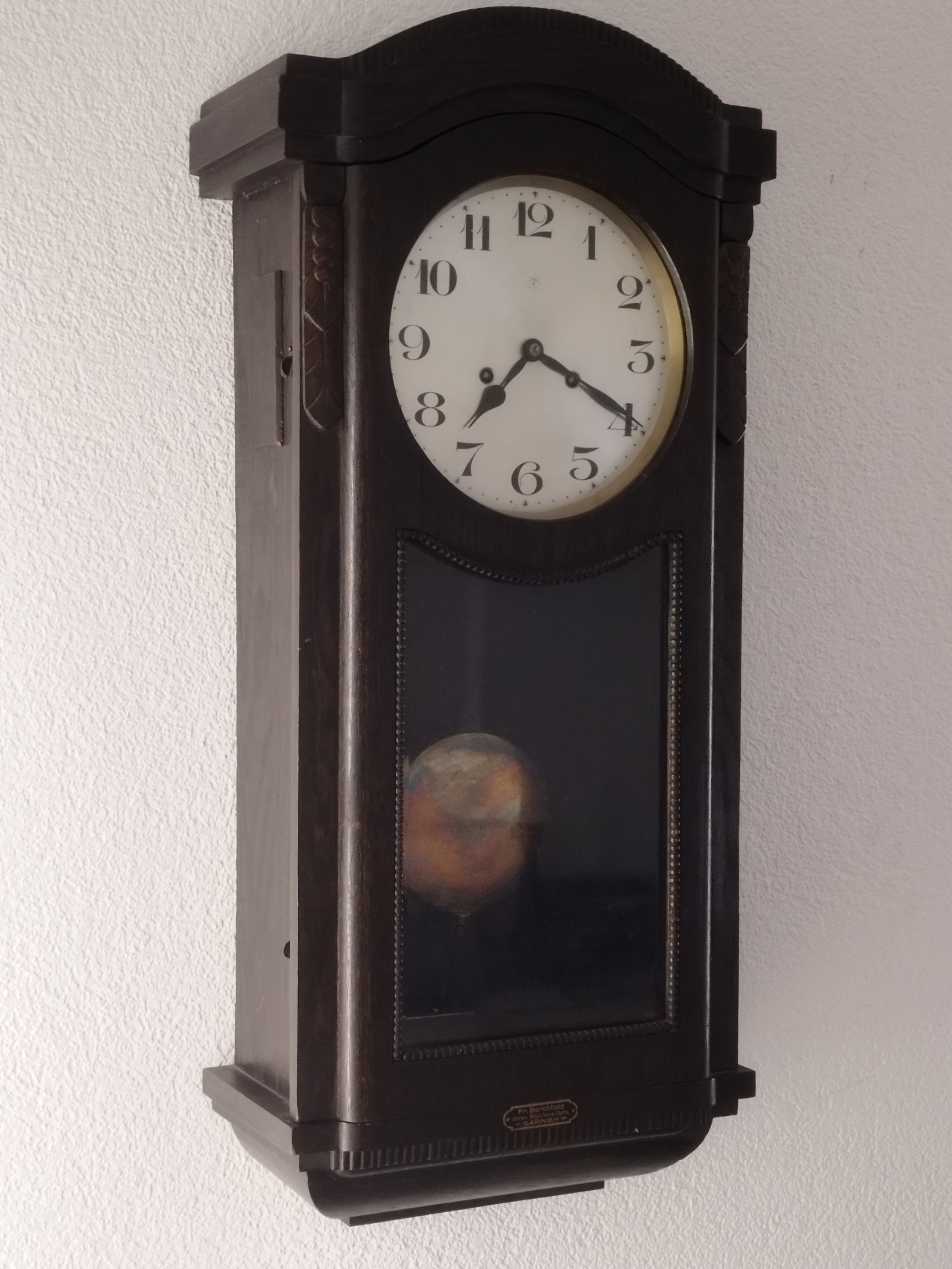 Junghans Vintage RA Pendulum Chiming Wall Clock Germany c. 1920 - Etsy