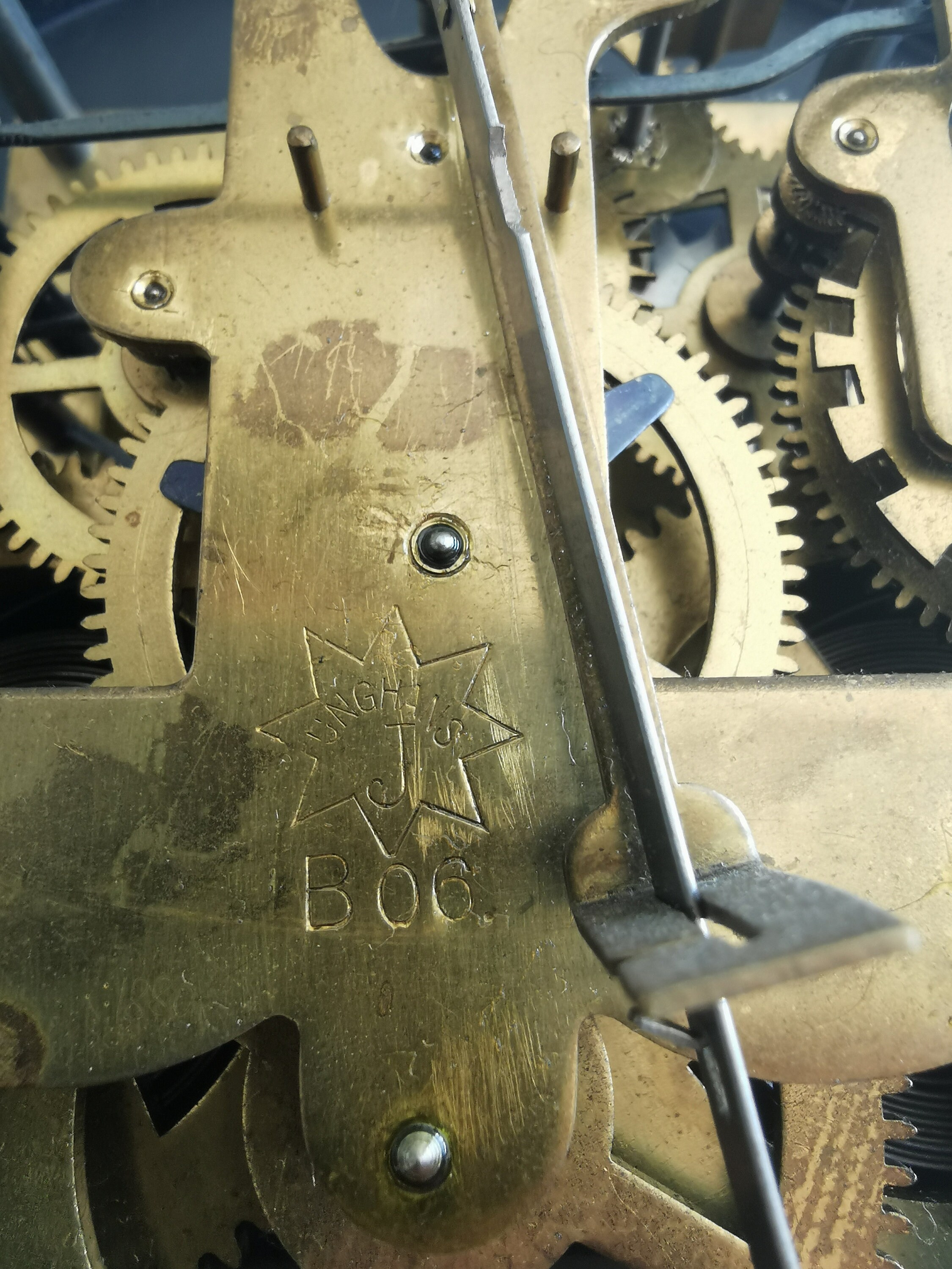 Junghans Vintage and Rare RA Pendulum Lady Face Chiming Wall Clock ...