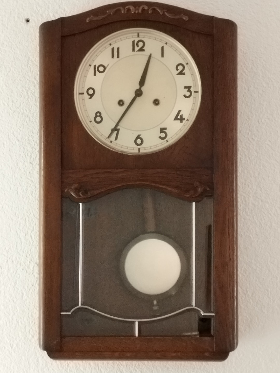 Vintage RA Pendulum Chiming Wall Clock With 42/105 Movement - Germany ...