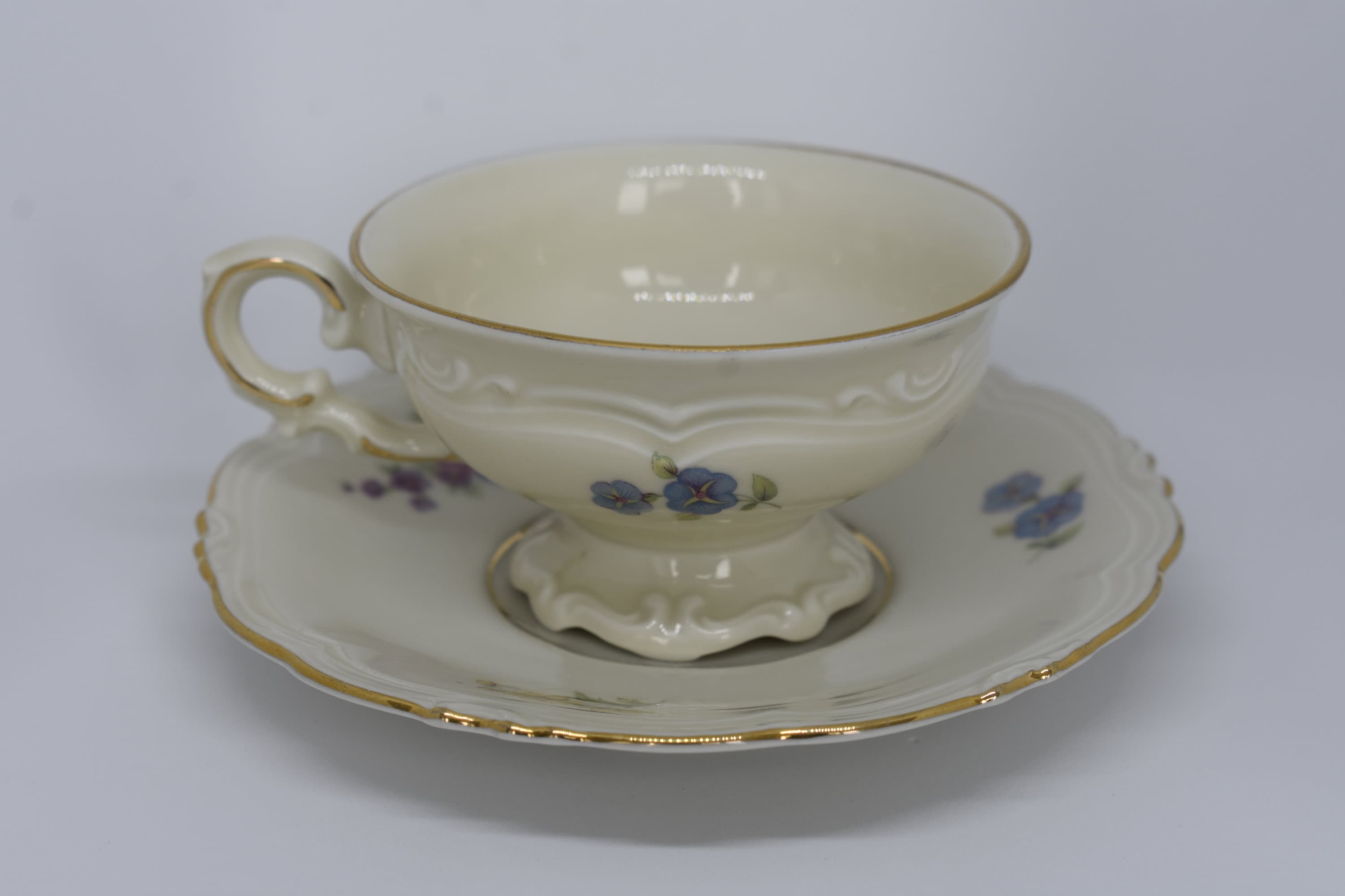 Royal Ivory KPM A.D. 1831 Gold Encrusted Porcelain Hand Painted Fine ...