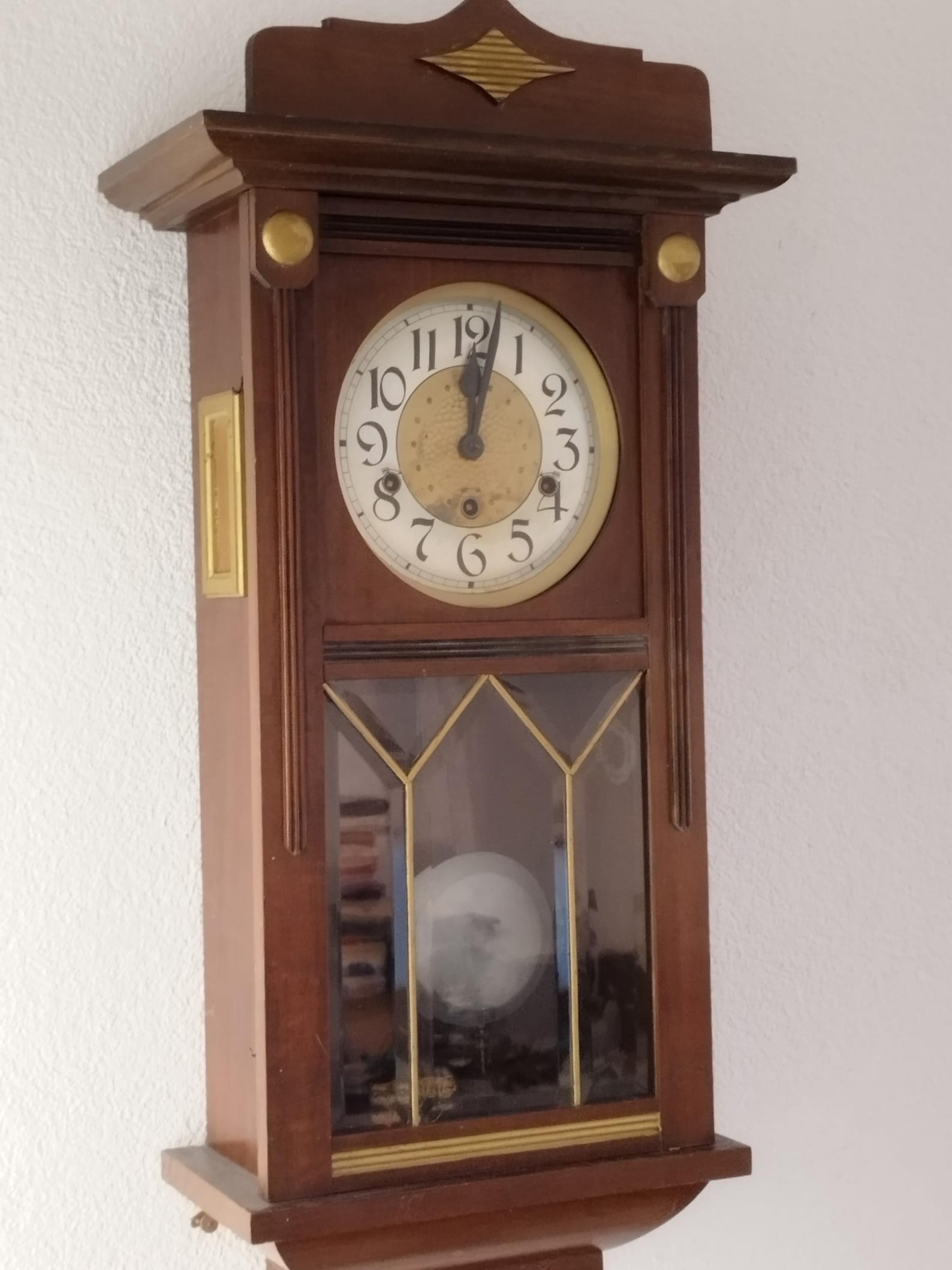 Vintage R/A Regulator Pendulum Westminster Chiming Wall Clock Germany ...