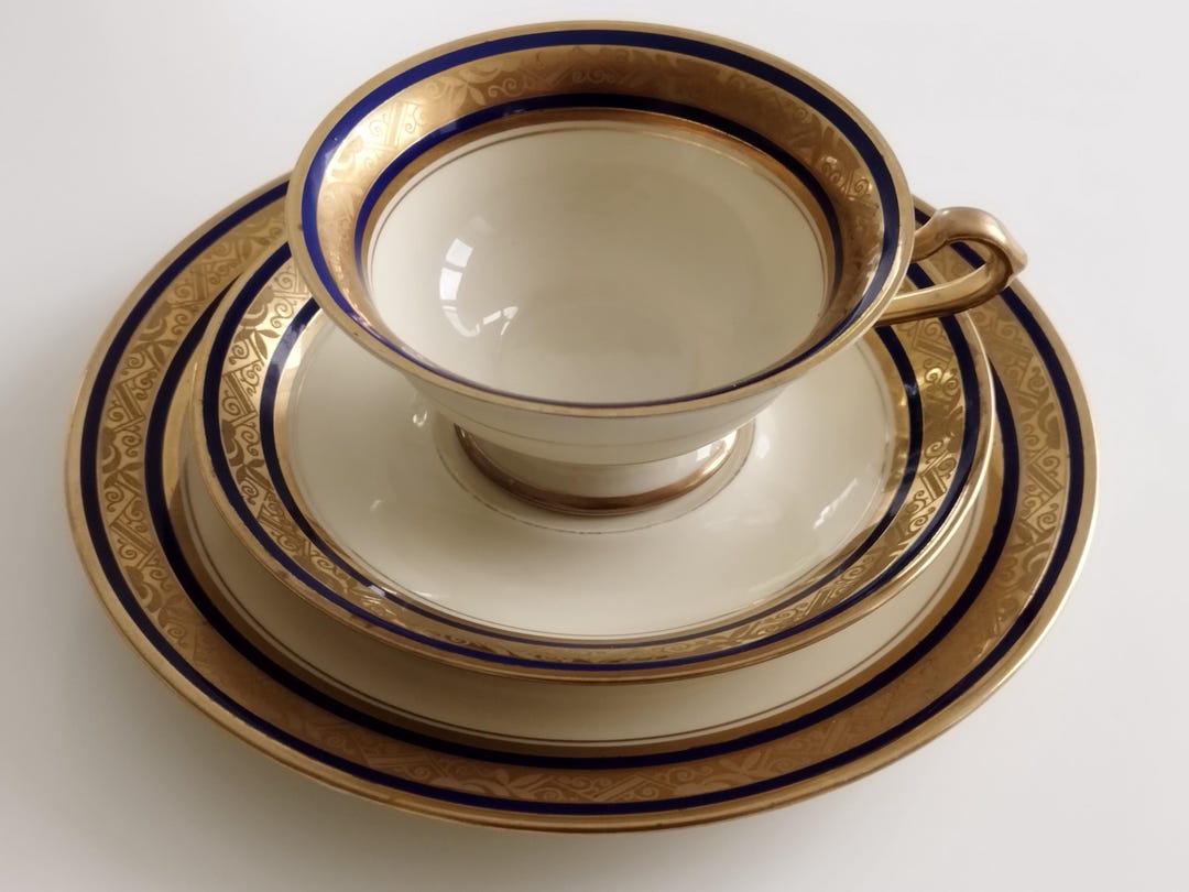 Eschenbach Bavaria Elfenbein Porzellan 3 Piece Tea Cup Fine Bone China ...