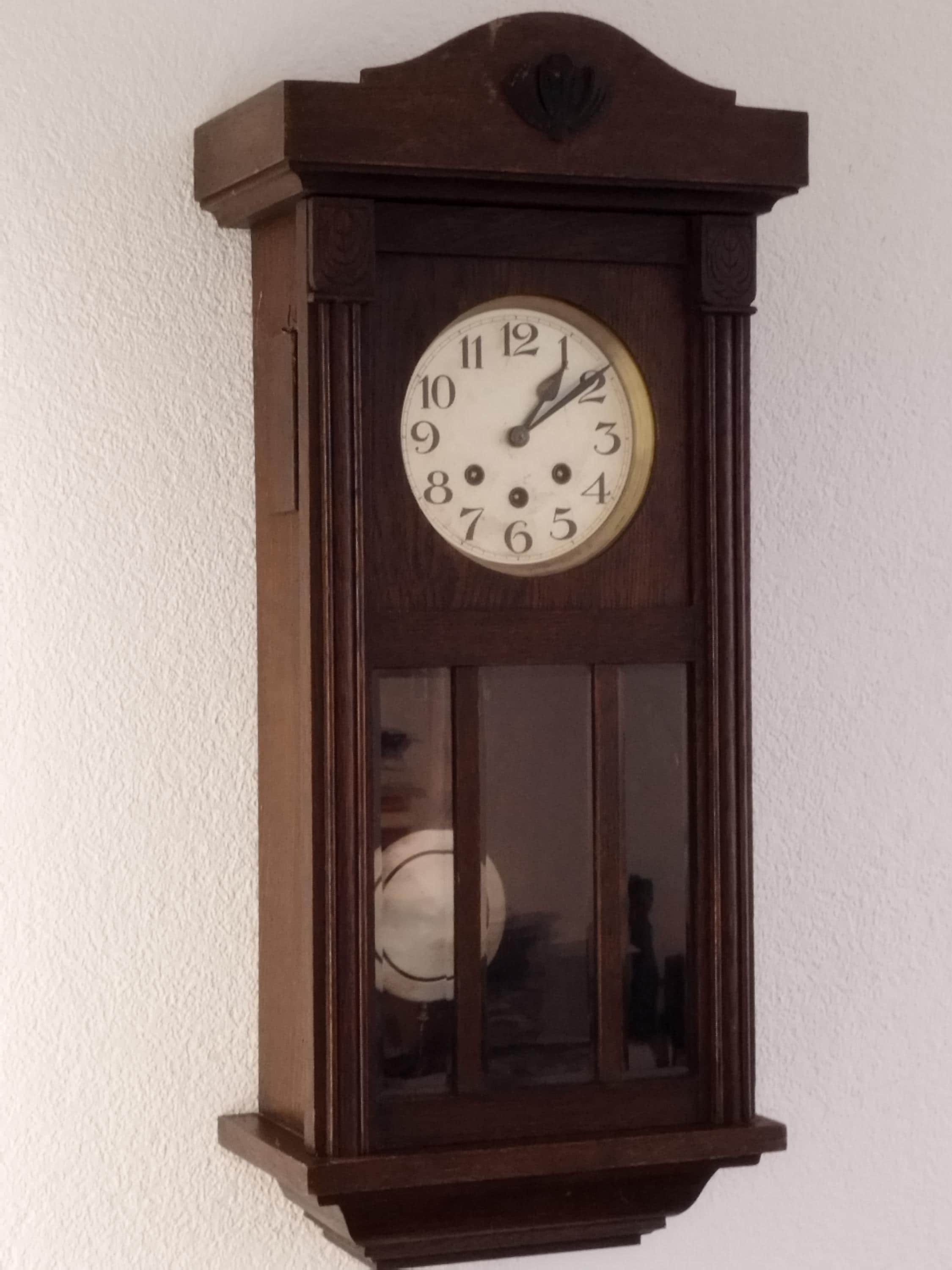 Gustav Becker Vintage R/A Regulator Pendulum Westminster Chiming Wall ...