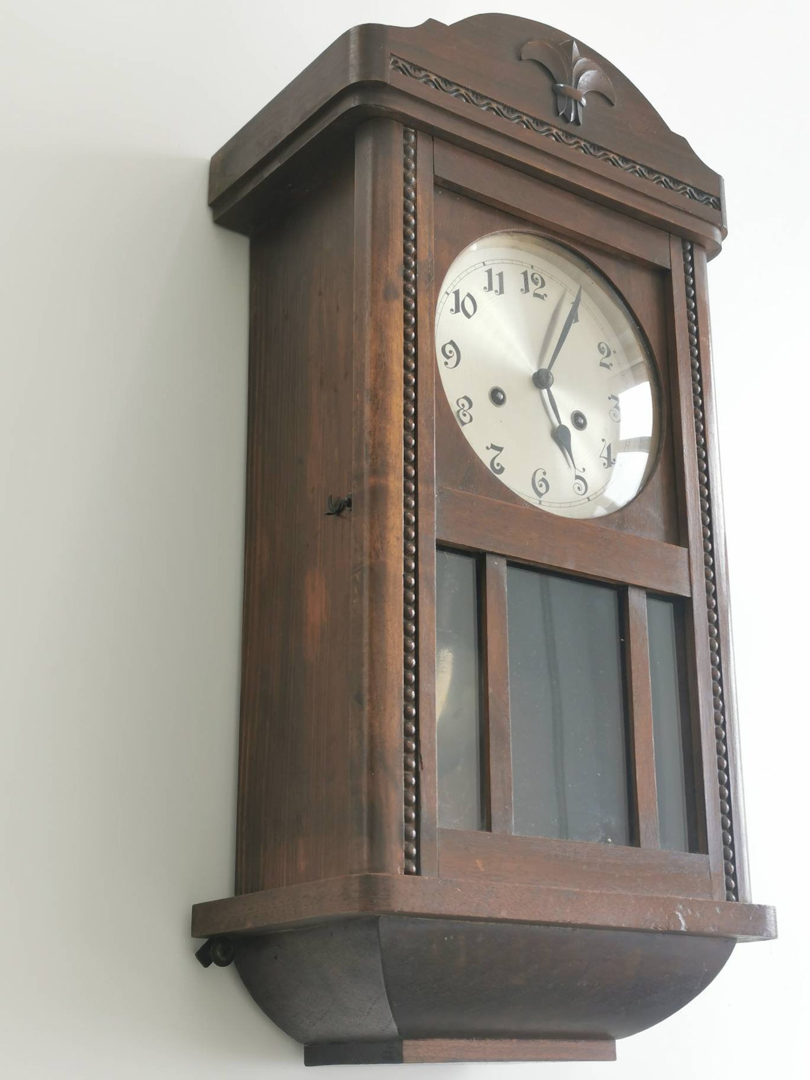 Junghans Vintage RA Pendulum Chiming Wall Clock Germany (c. 1910) - Etsy