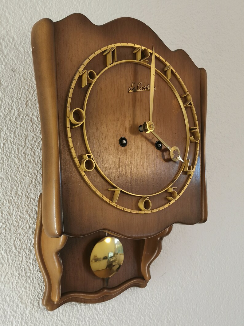 Le Castel RA Regulator Pendulum Bell Chiming Wall Clock, Germany (c ...