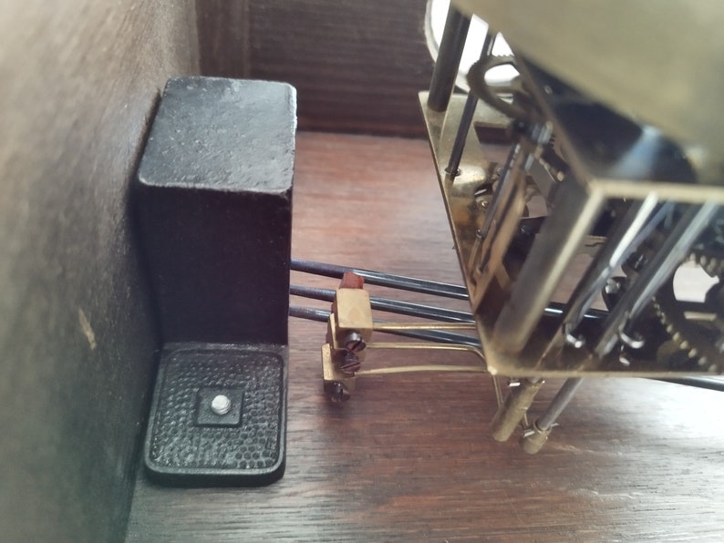 Vintage RA Pendulum Chiming Wall Clock With Model 299m Movement ...